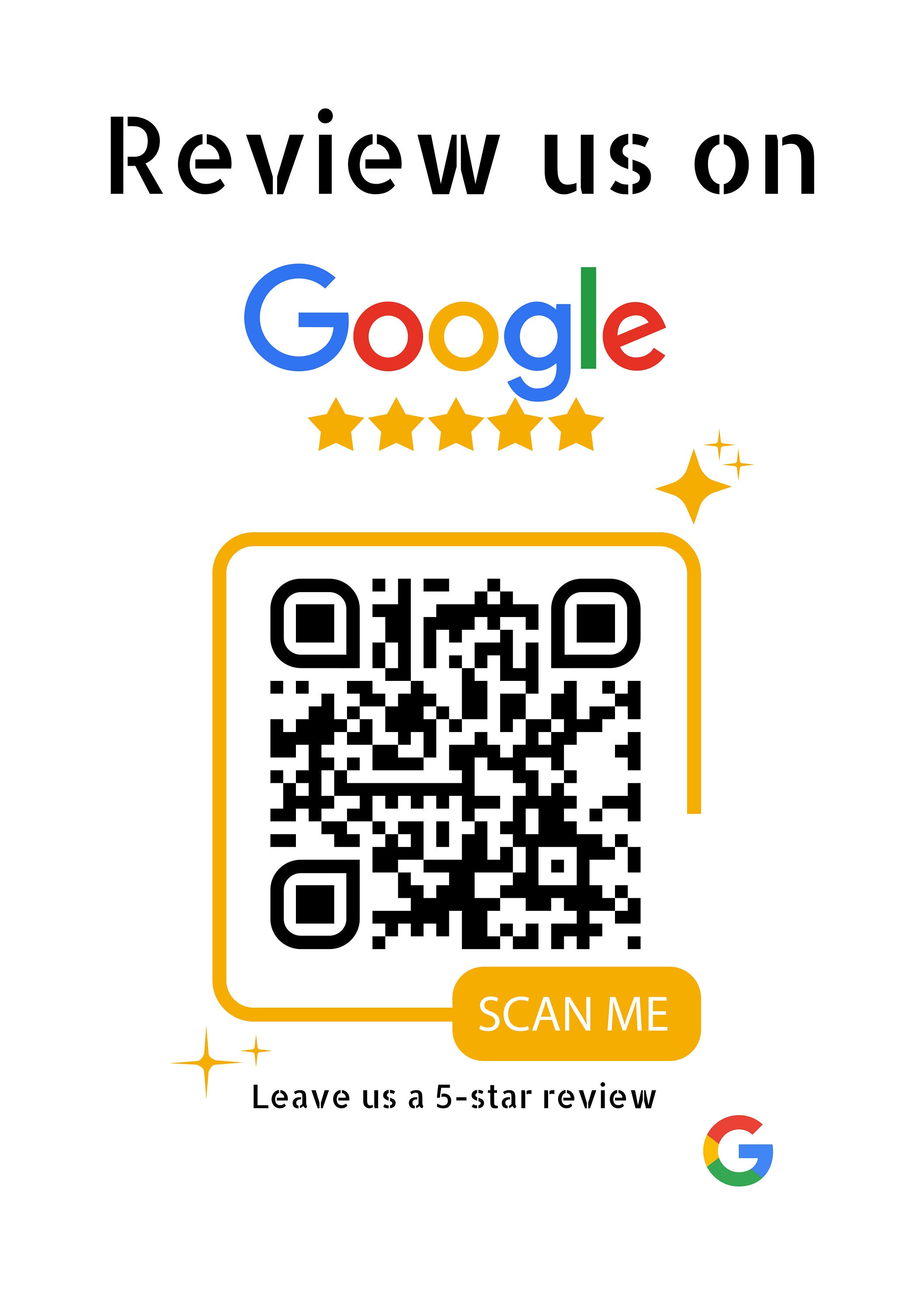 Custom QR Code Stands, Google Reviews, Social Media, Website Promo ...