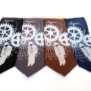 Steampunk Necktie, Geek Tie, Tech Gift for Men, Steampunk Gift ...
