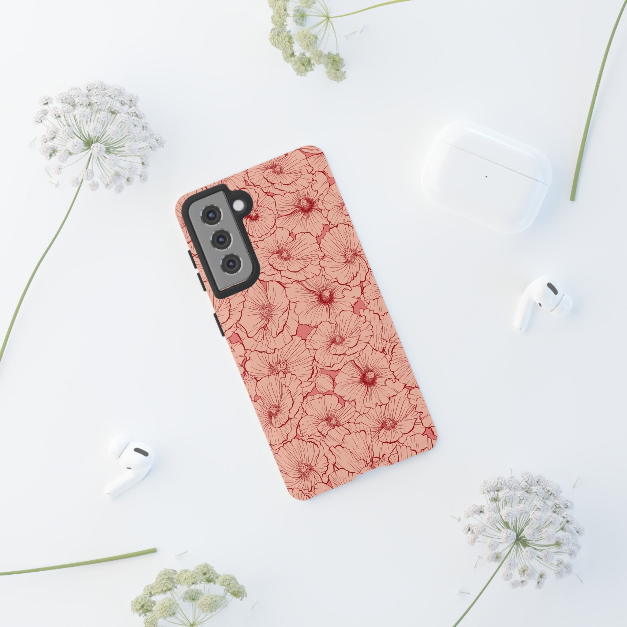 Matte Glossy Japanese Floral Design Phone Case Every Apple Iphone ...