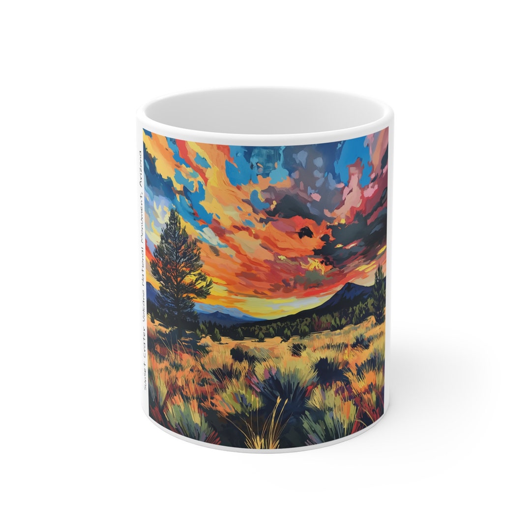 Sunset Crater Volcano National Monument Ceramic Mug | Lead & Bpa-free ...