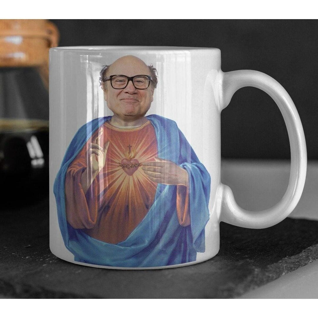 Saint Danny Devito Mug Saint Danny Devito Cup - Etsy
