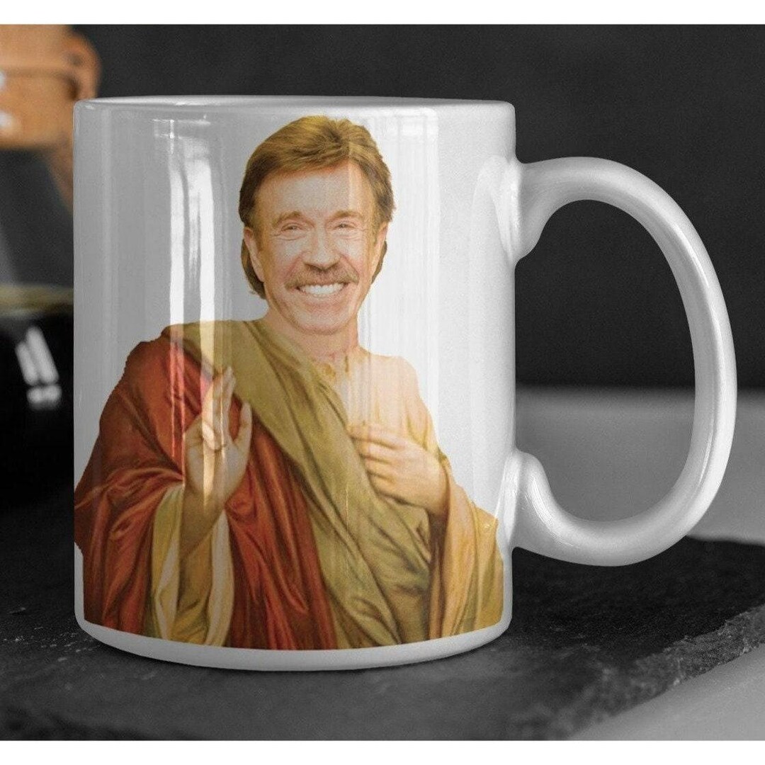 Saint Chuck Norris Mug Saint Chuck Norris Cup - Etsy