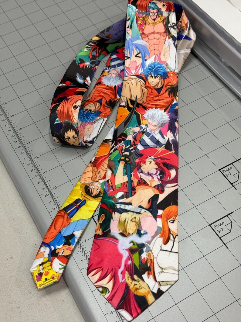 Anime Tie Anime Necktie Collage - Etsy