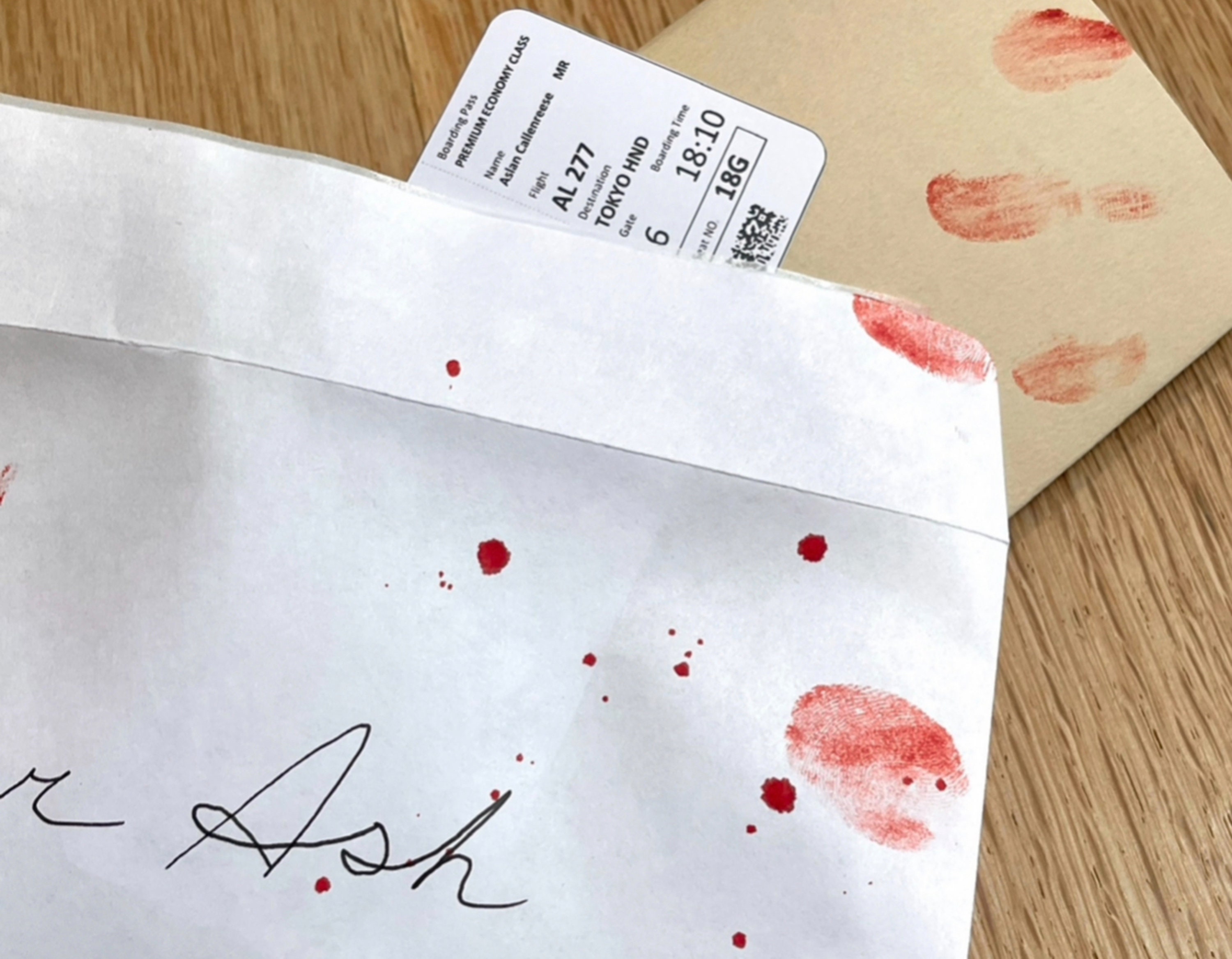 Eiji's Letter to Ash // Banana Fish - Etsy