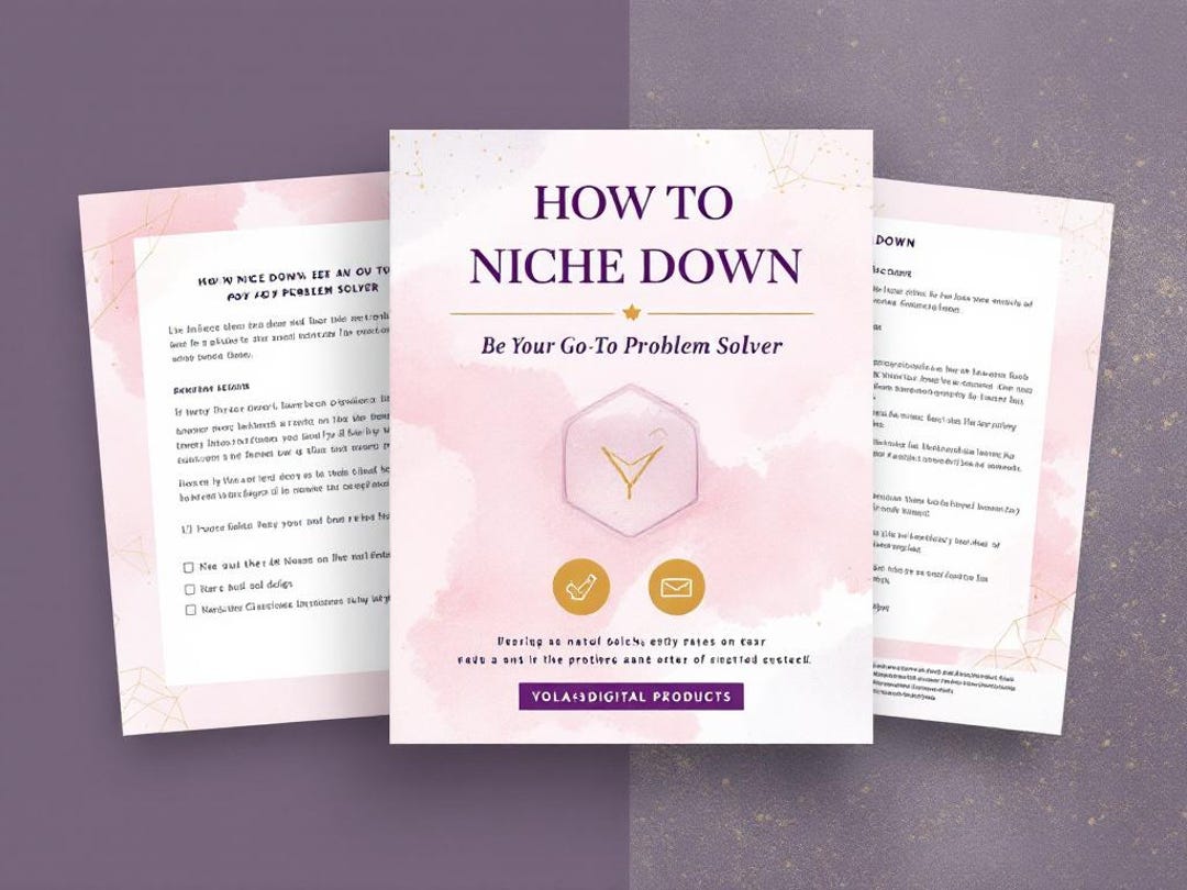 Niche Down Guide | Business Strategy Blueprint (digital Download) - Etsy
