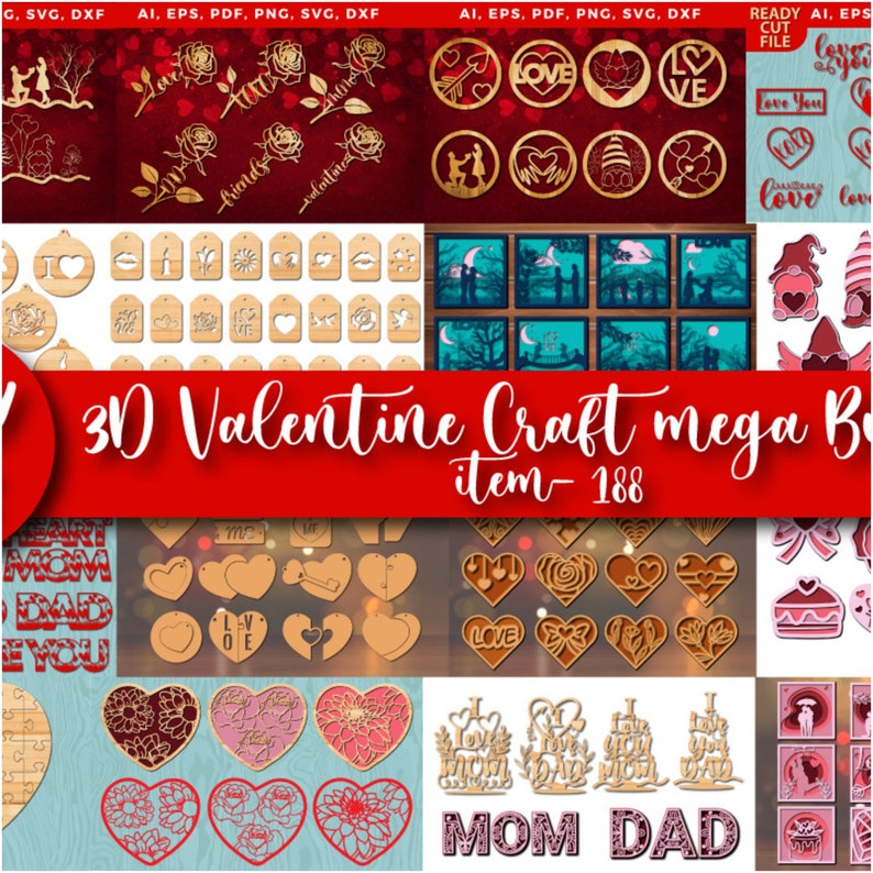 3D SVG File Digital Download Crafting Design DIY Project Papercraft SVG ...