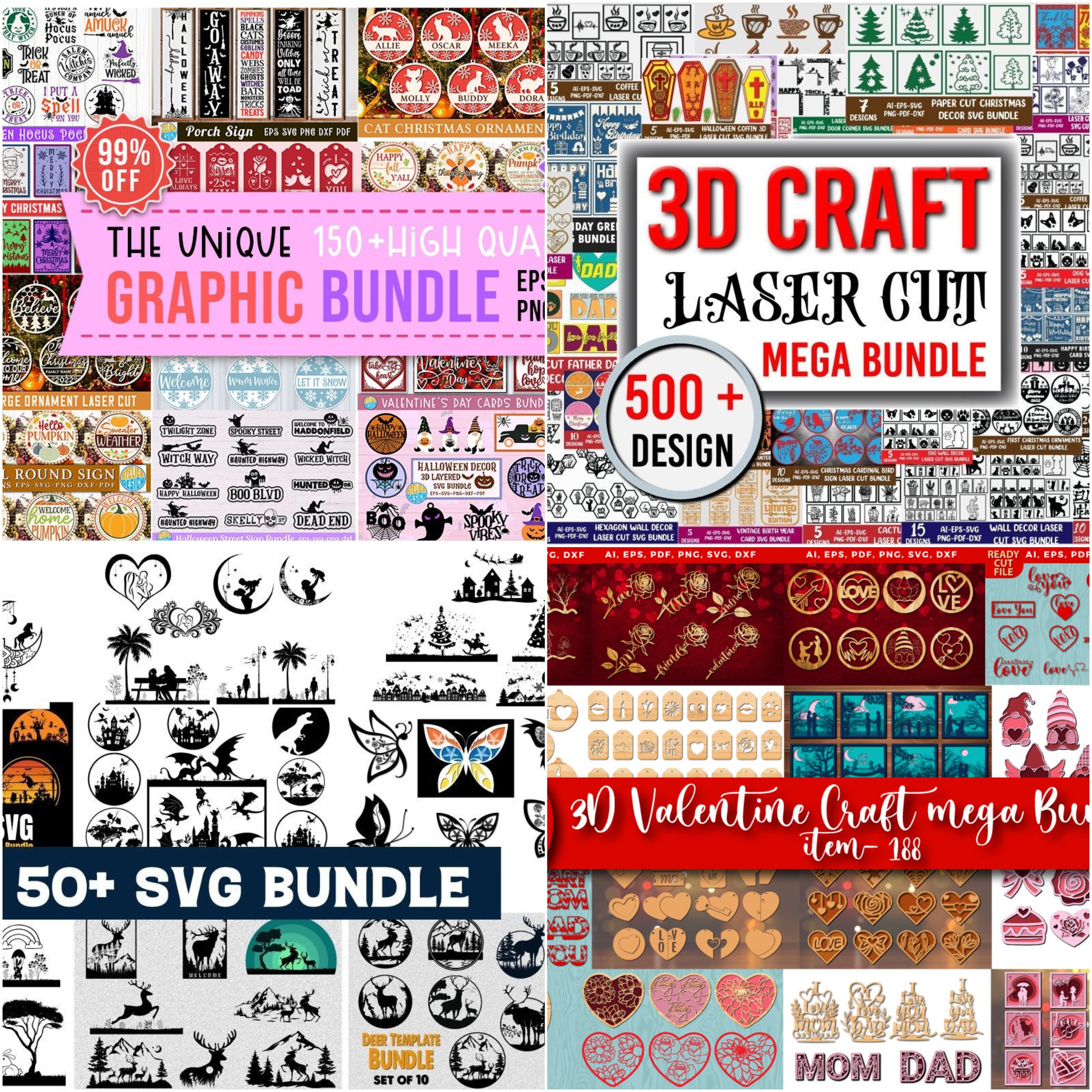 3D SVG File Digital Download Crafting Design DIY Project Papercraft SVG ...
