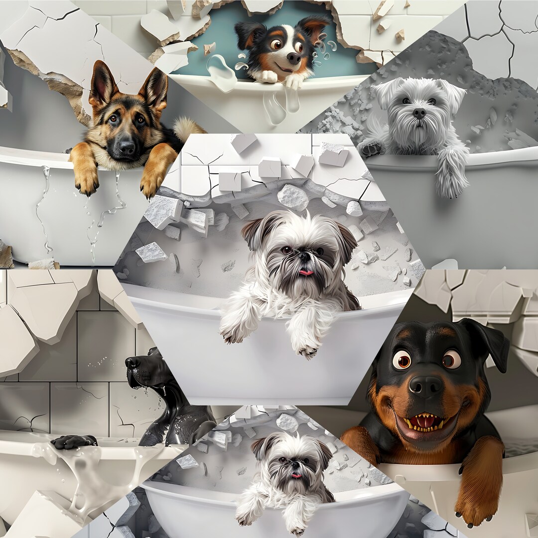 Breeds SVG Bundle Dog Breed Cut Files Digital Download Cricut ...