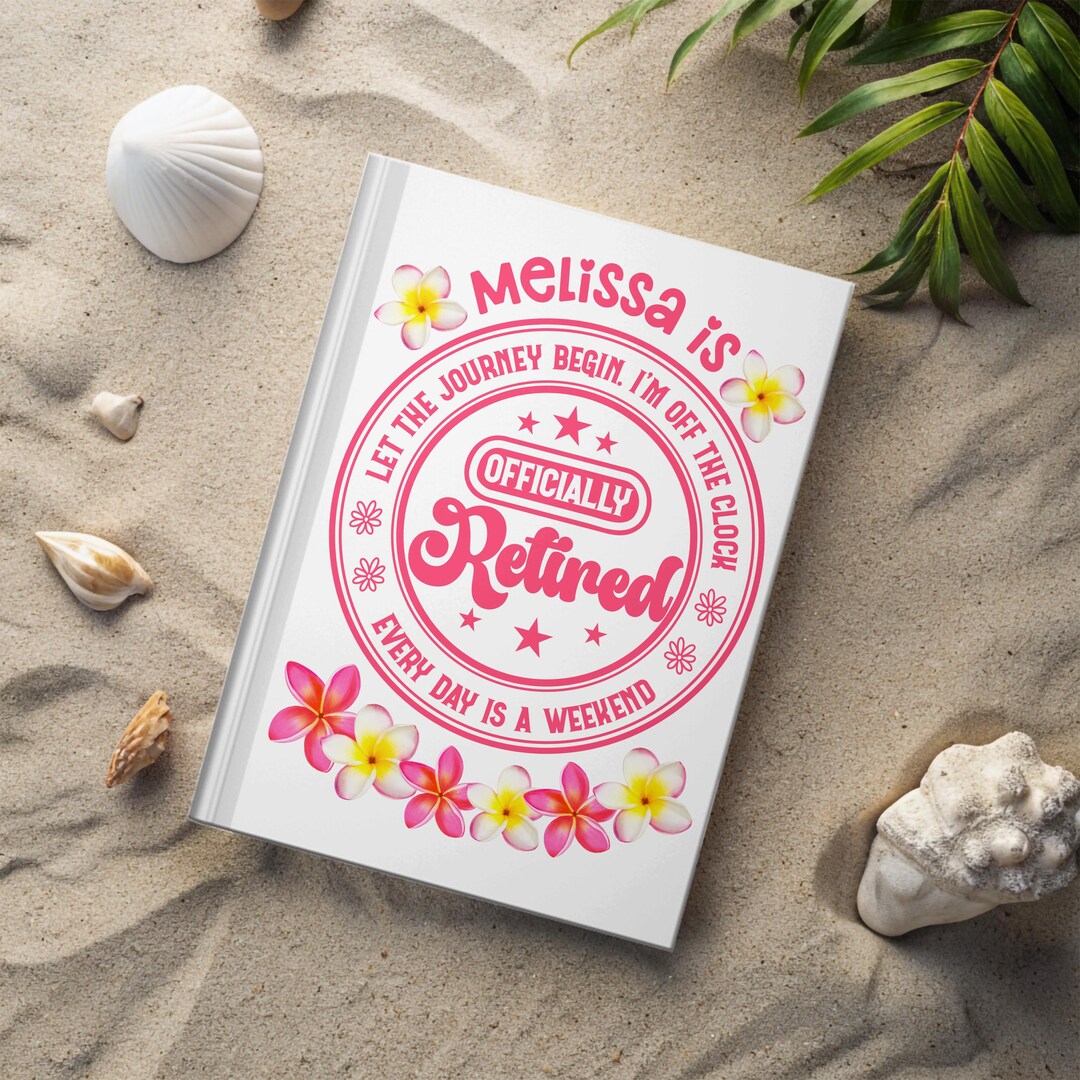 Officially Retired Journal, Retirement Gift for Women Funny ...