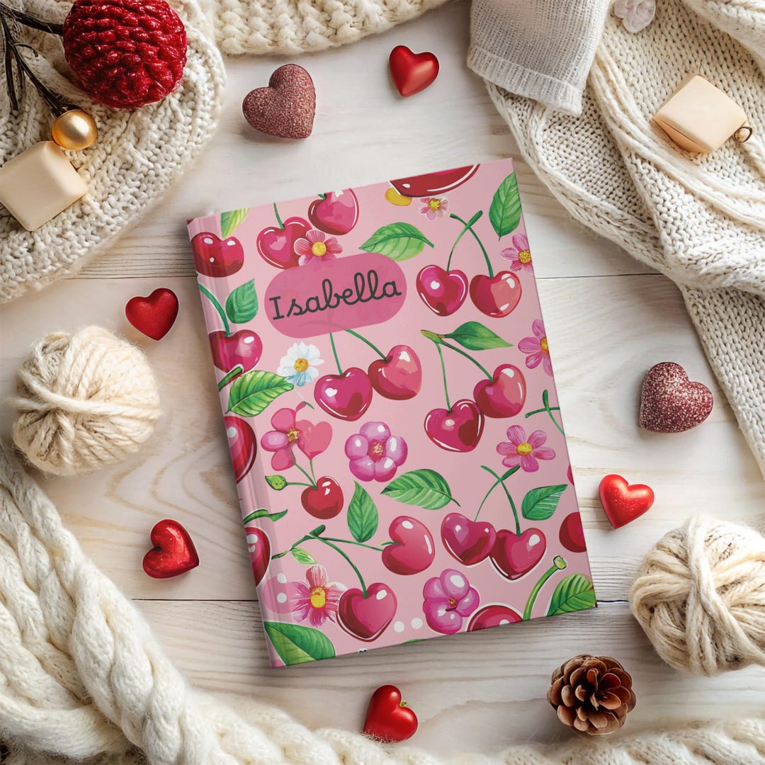 Wild Cherry Art, Diary for Teen Girl Gift Personalized Diary Journal ...