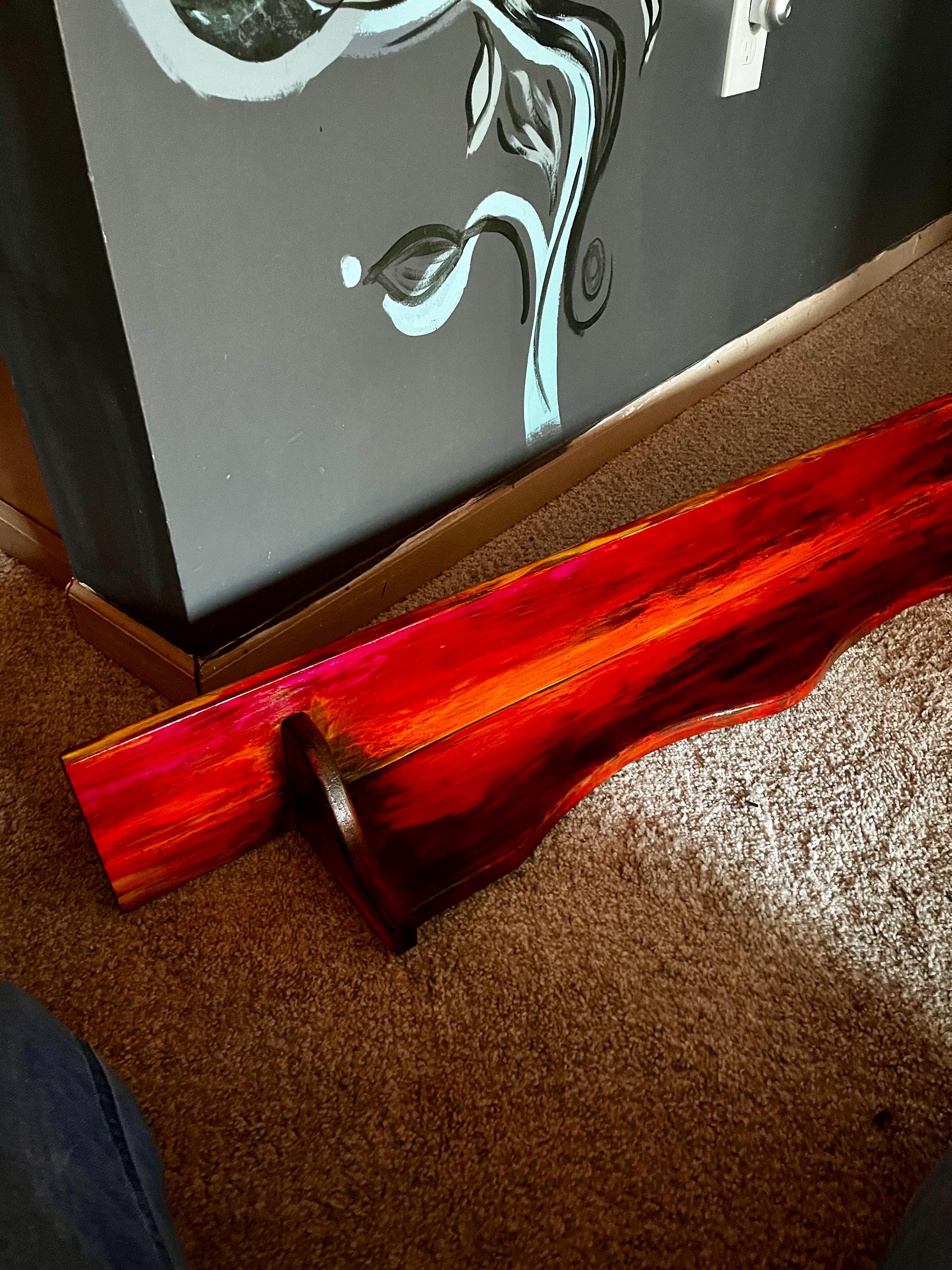 6ft, Solid Oak, Funky Unicorn Spit Shelf - Etsy