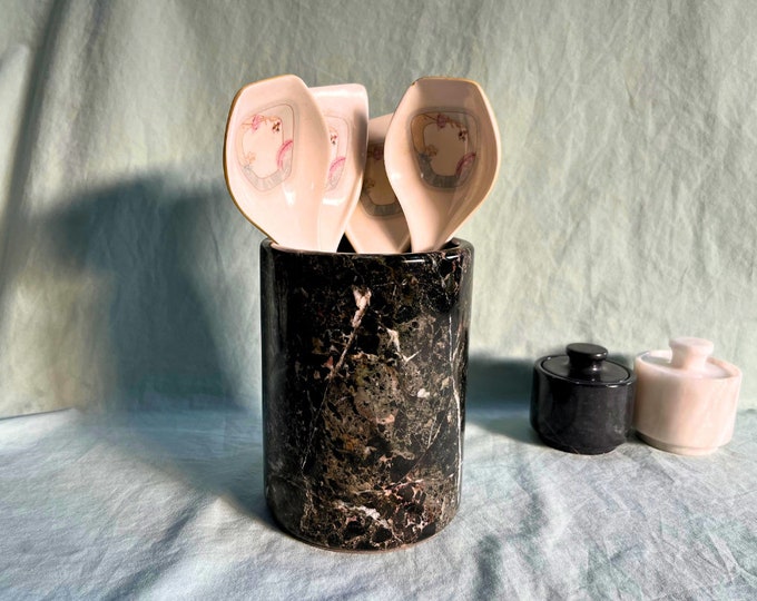 Marble Utensil Holder Kitchen Marble Utensil Holder, Kitchen Utensil ...