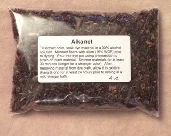 ALKANET ROOT NATURAL Dye ~ Cut and Ground Available - Etsy