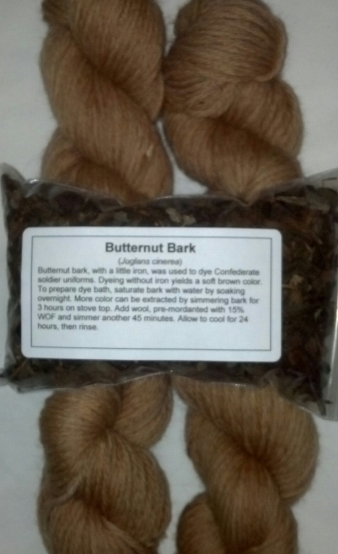Butternut Bark - Natural Dye - Etsy