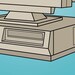 Old Computer Digital Art Print - Etsy