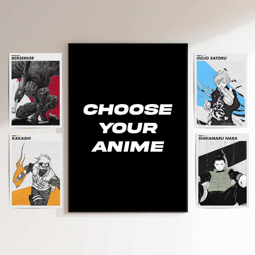 Custom Anime Poster, Create a Poster of Your Favorite Anime Character ...