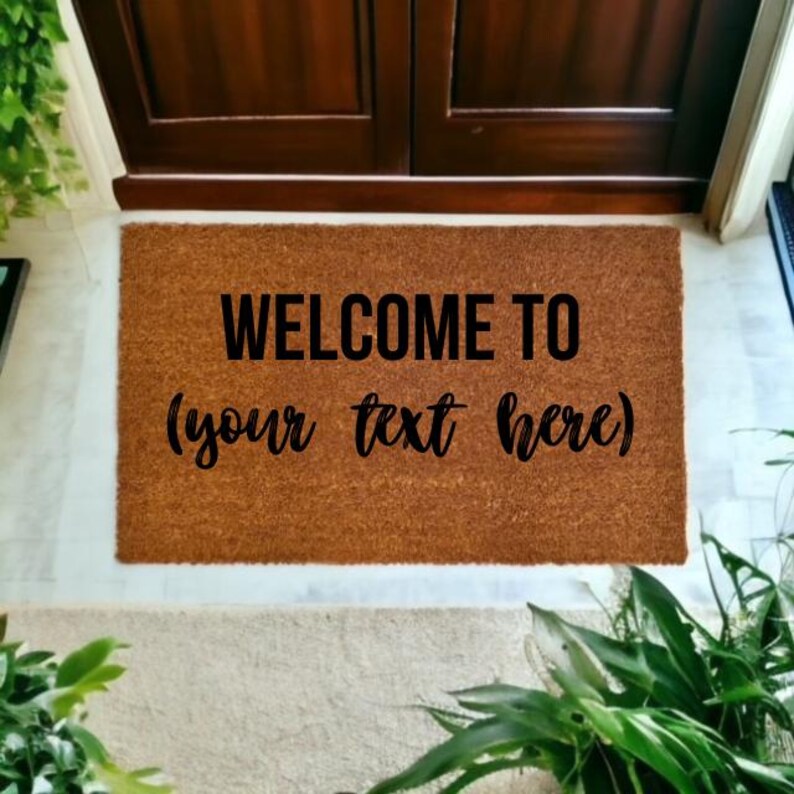 Welcome To... Create Your Own Mat/ New Homeowner Gift/ Summer Decor ...