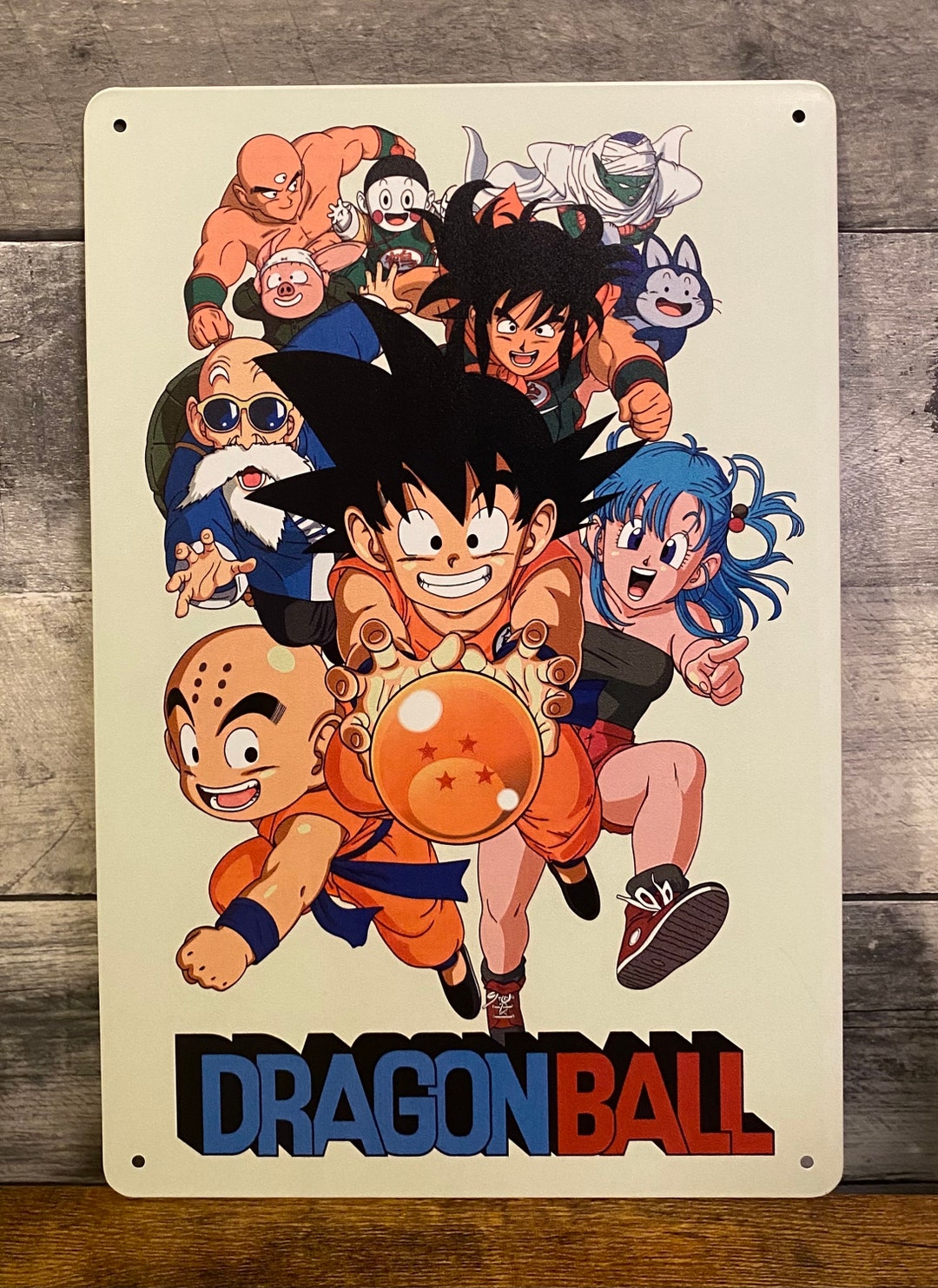 Dragon Ball Dbz Goku Anime Man Cave Game Room Metal Tin Art Poster Sign ...