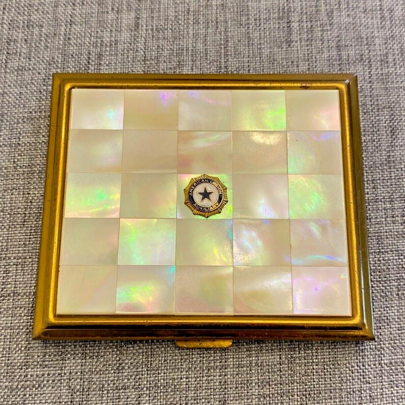 Pearl Compact - Etsy
