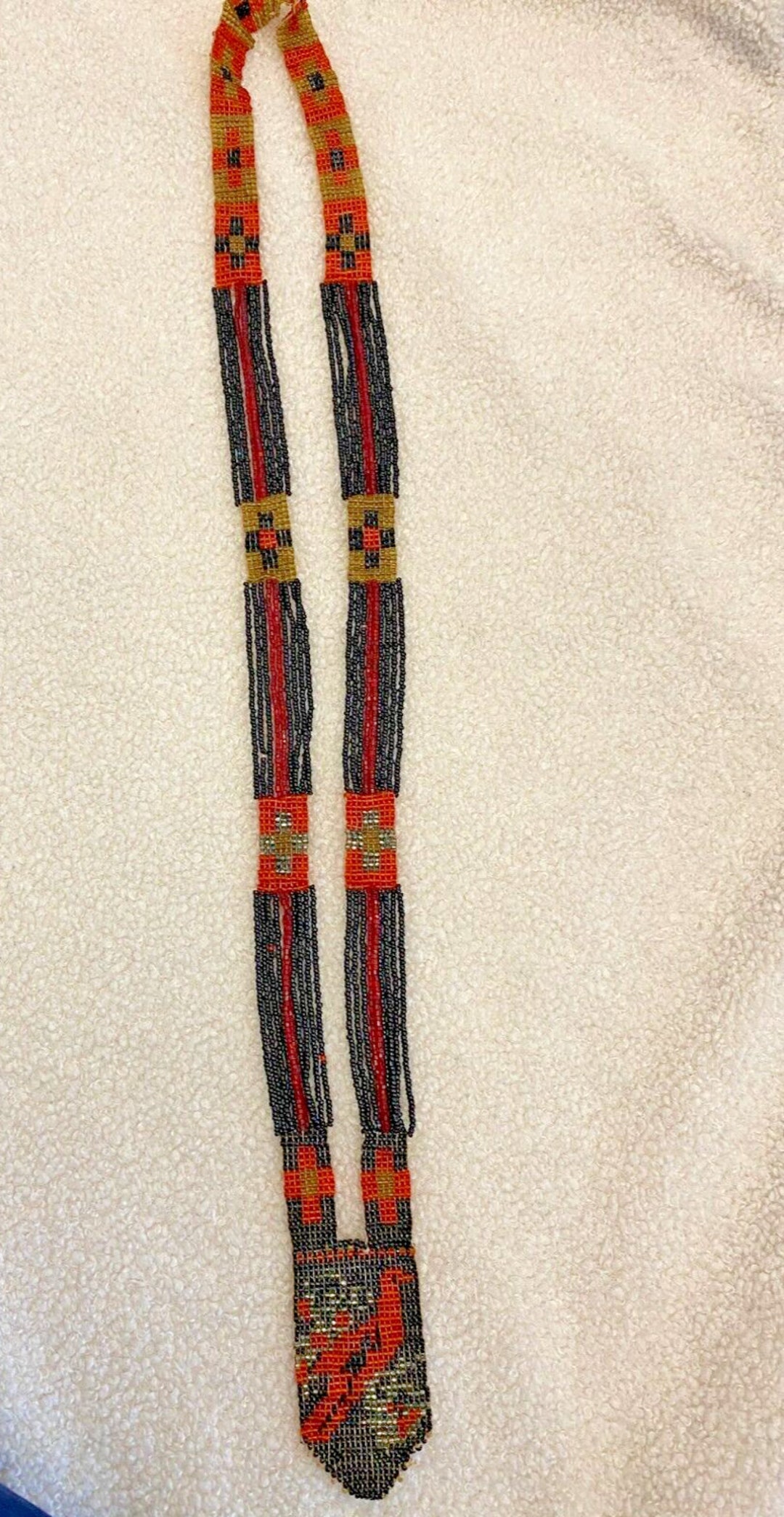 Rare Find 1920s Art Deco Flapper Bead Necklace - Etsy