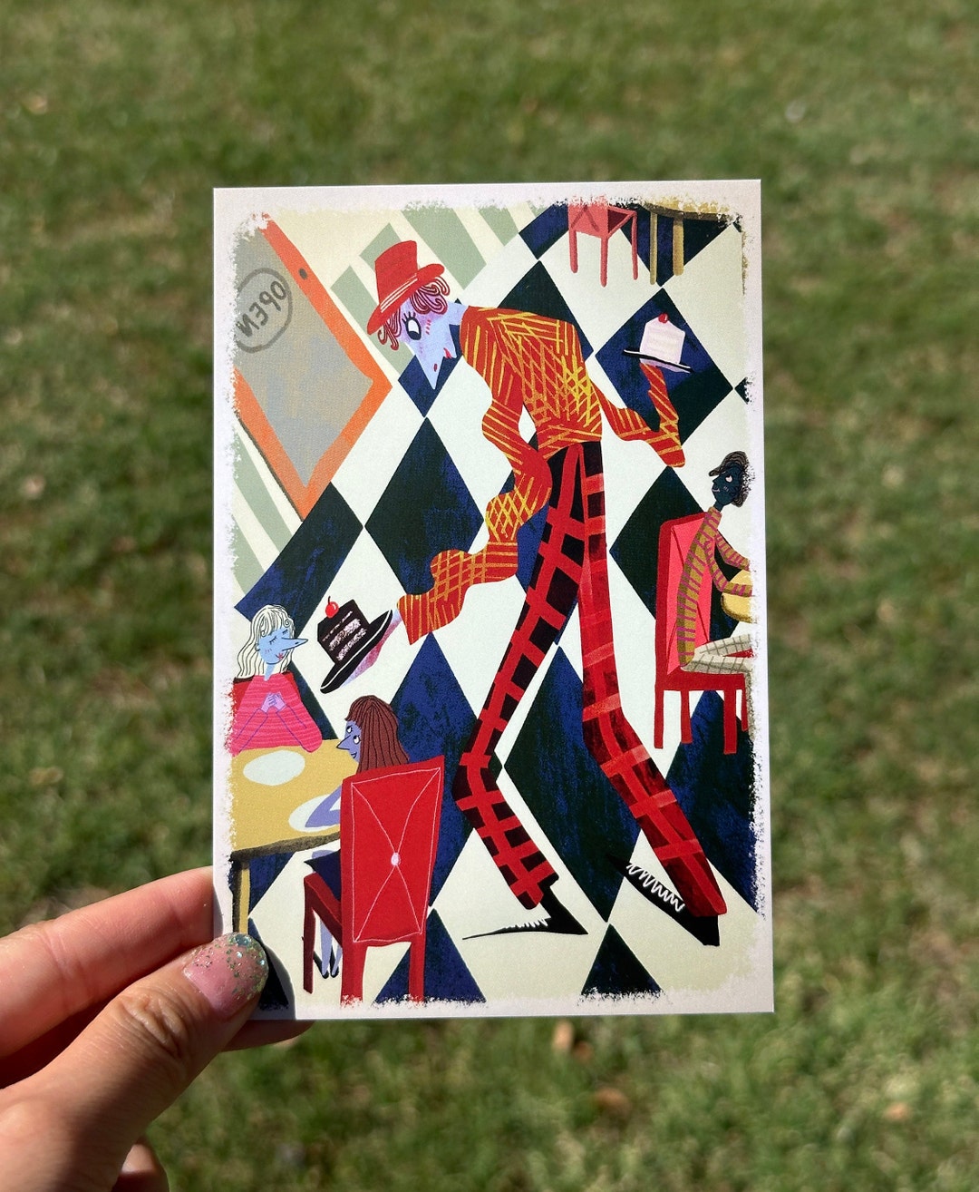 Diner Postcards Original Art Prints, Vintage Aesthetic, Nostalgic ...