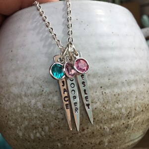 Custom Fork Tine Name Necklace - Etsy