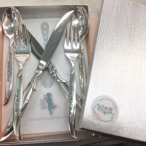 Custom Wedding Dinner Flatware Set - Etsy