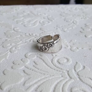 Bridal Wreath Spoon Ring - Etsy