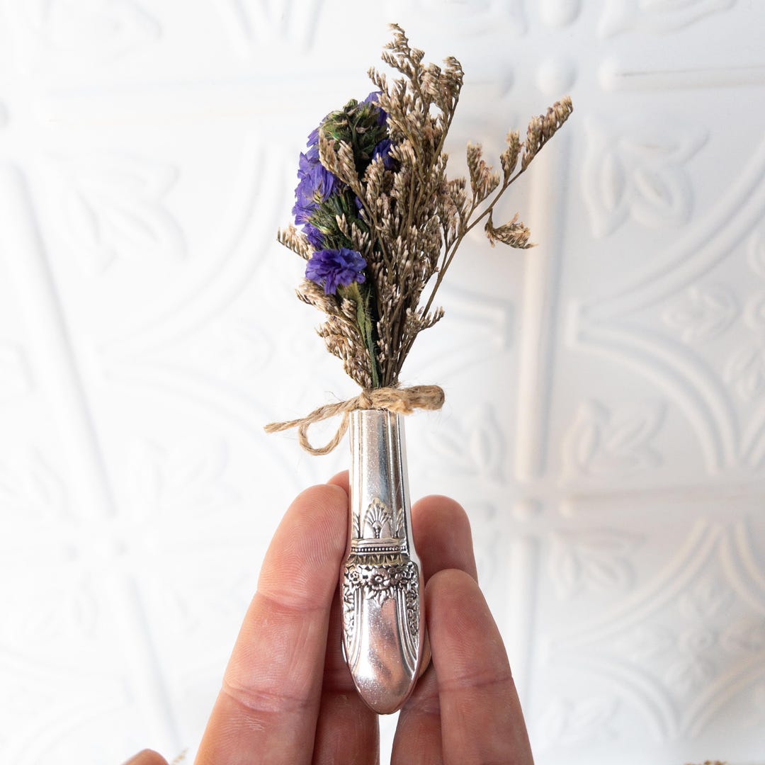 Tiny Silver Vase Vent Clip - Etsy