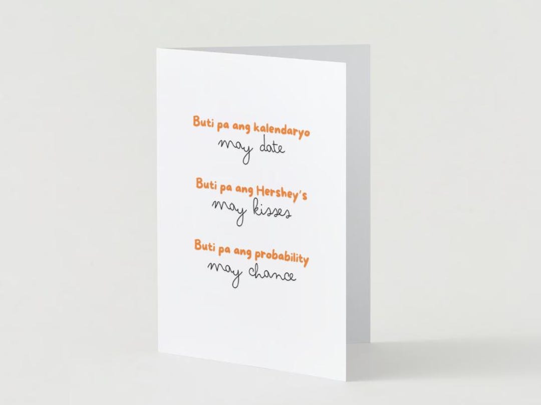 Printable Card | Filipino Tagalog | Digital Greeting Card | Valentine ...