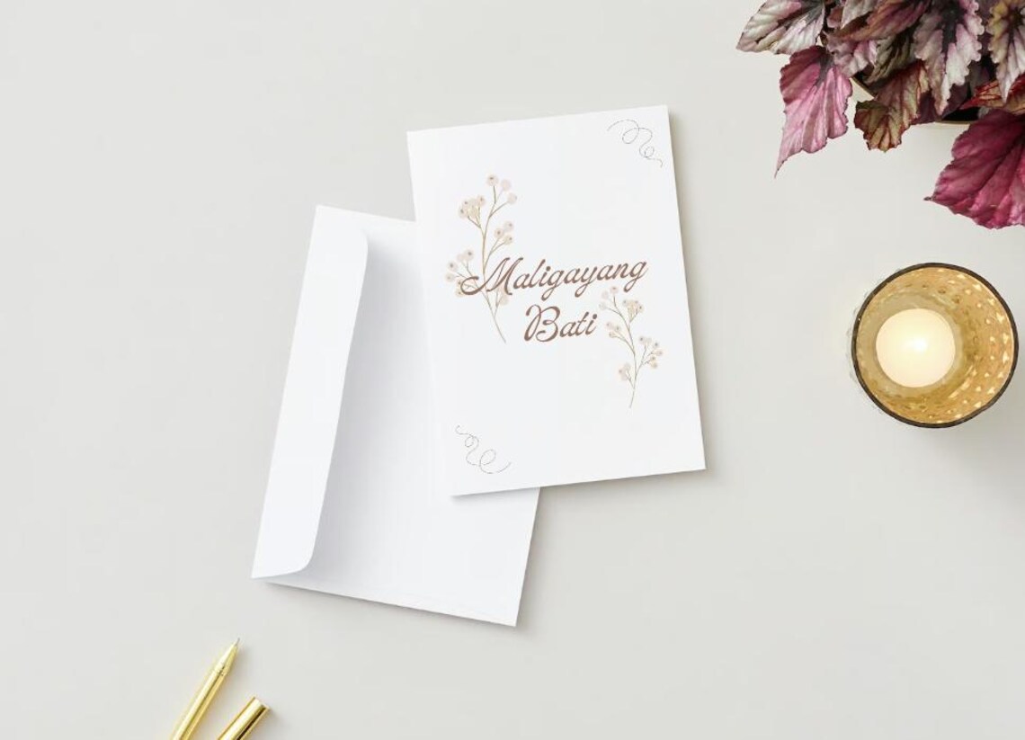 Printable Birthday Card | Filipino Greeting | Digital Birthday Cards ...