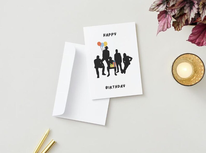 Printable Birthday Card | Boyband | BSB Army | Digital Birthday Cards ...