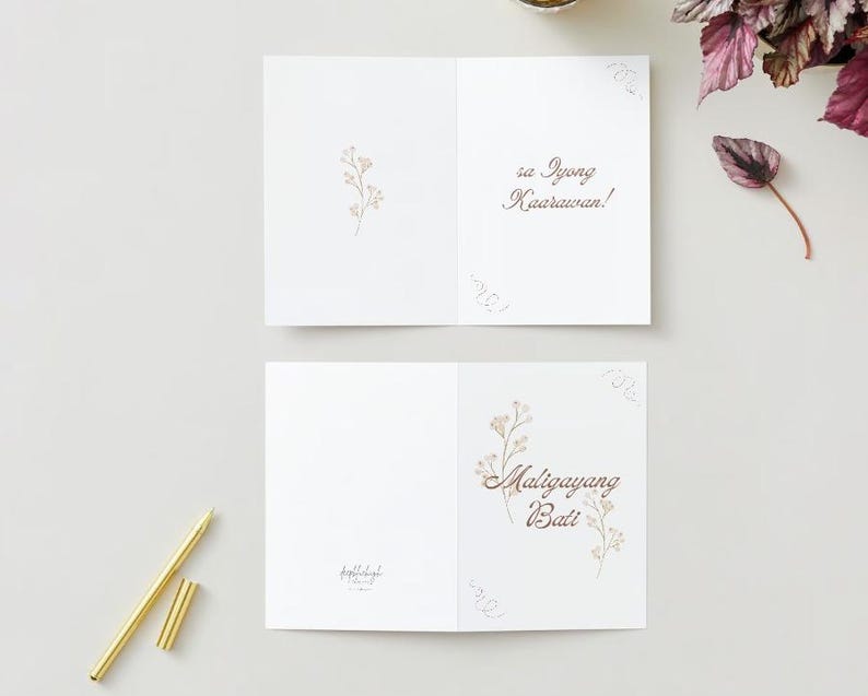 Printable Birthday Card | Filipino Greeting | Digital Birthday Cards ...