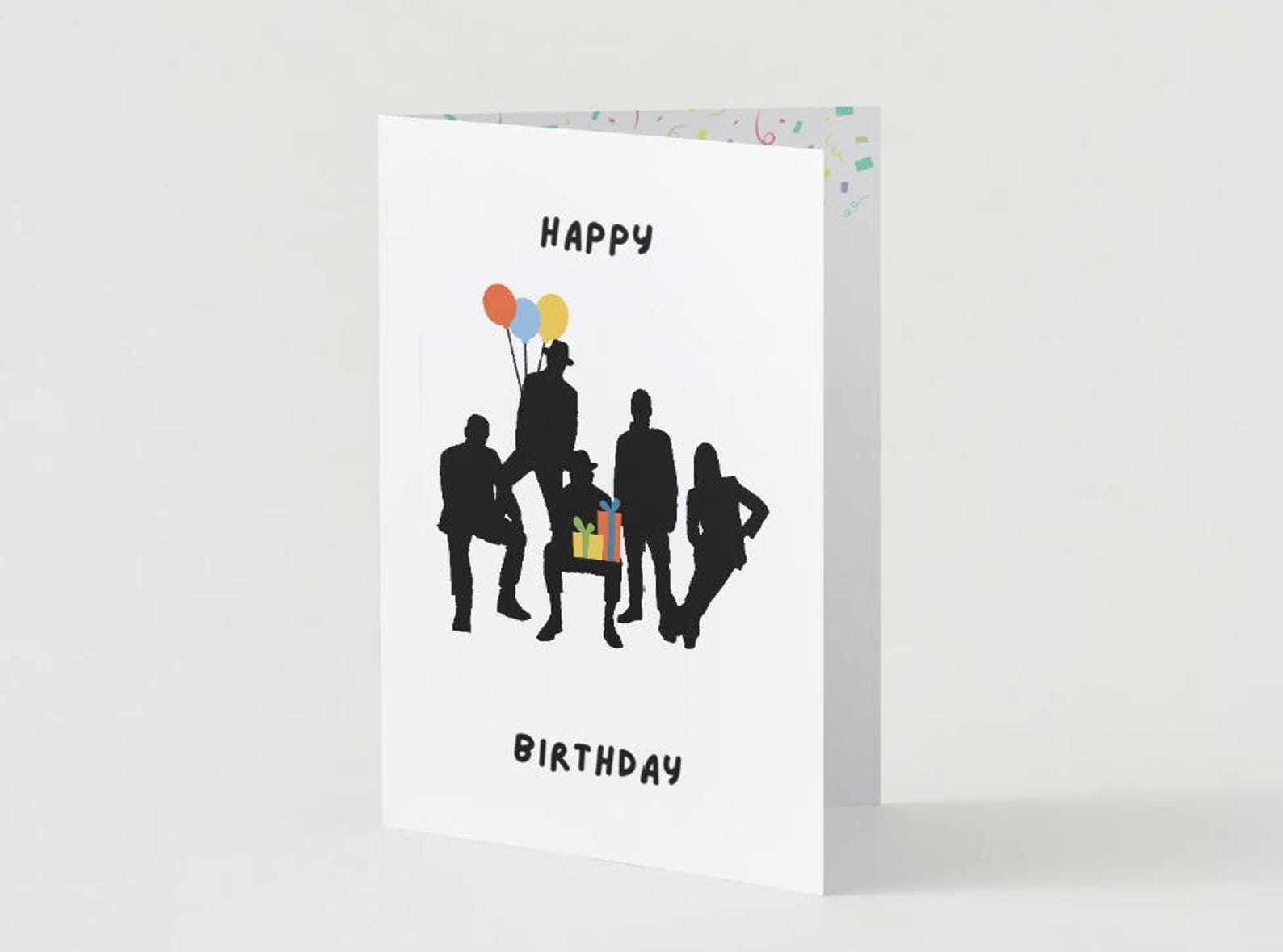 Printable Birthday Card | Boyband | BSB Army | Digital Birthday Cards ...