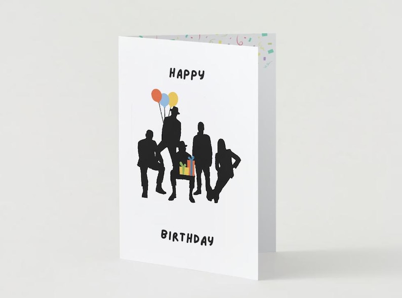 Printable Birthday Card | Boyband | BSB Army | Digital Birthday Cards ...