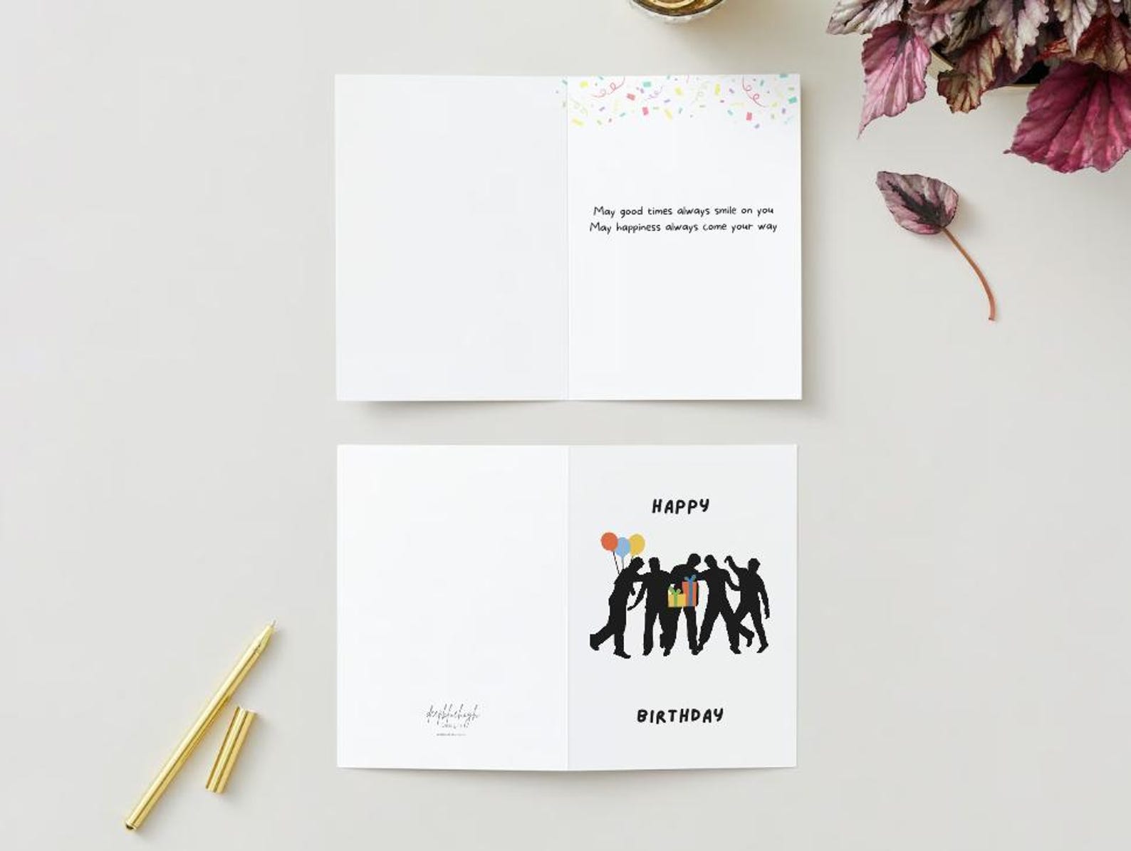 Printable Birthday Card Boyband NSYNC Army Digital Birthday Cards Happy ...