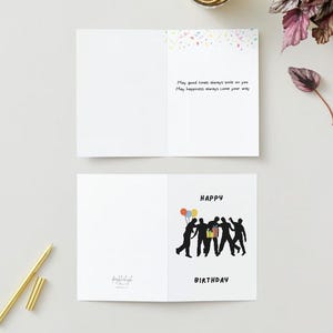 Printable Birthday Card Boyband NSYNC Army Digital Birthday Cards Happy ...
