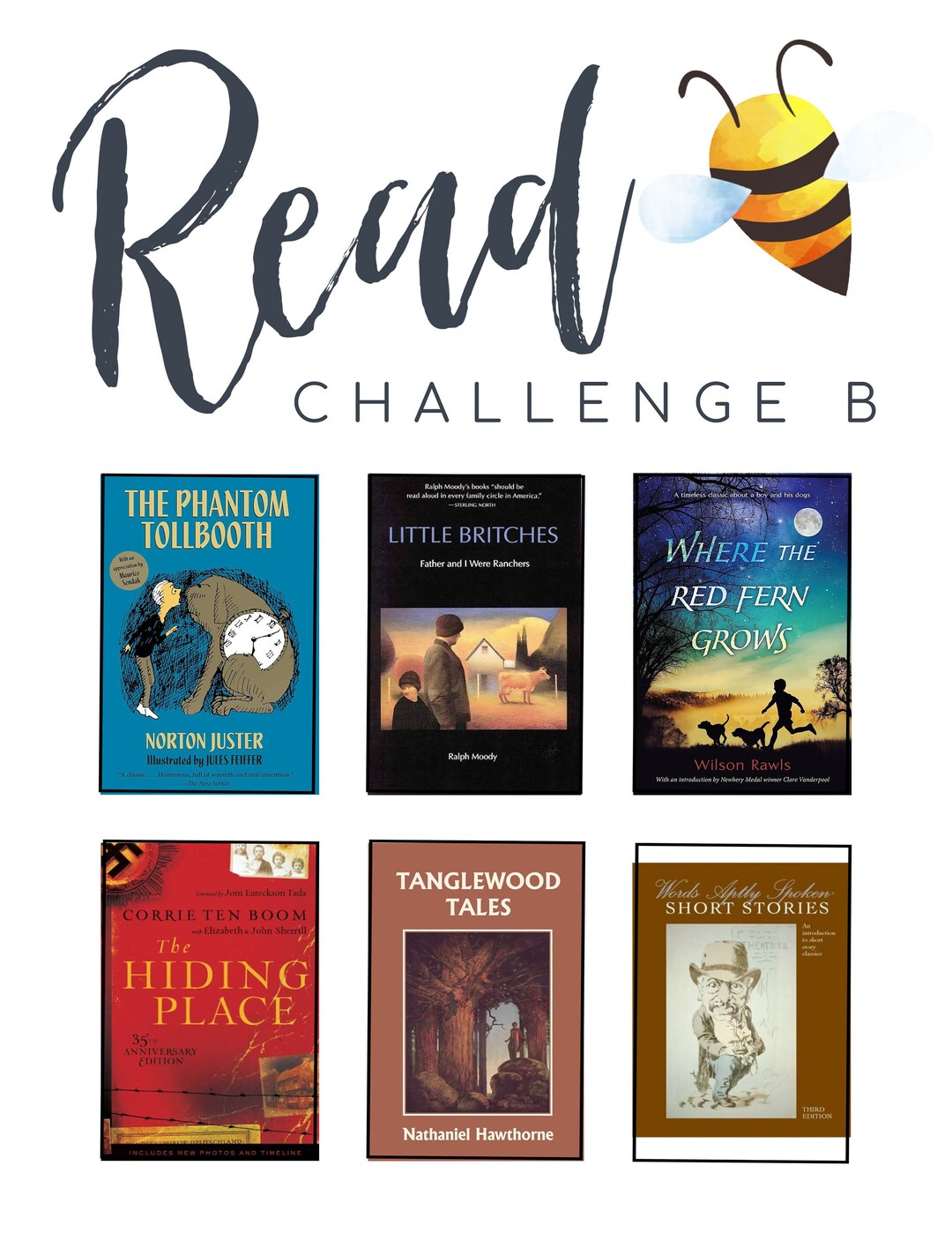 Challenge B Book Poster - Etsy