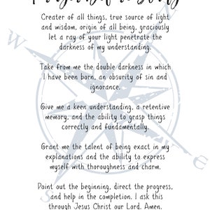 Prayer Before Study Printable - Etsy