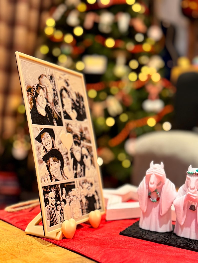 Customised 3d Printed Photo Collage - Multi Photo Personalised Gift or ...