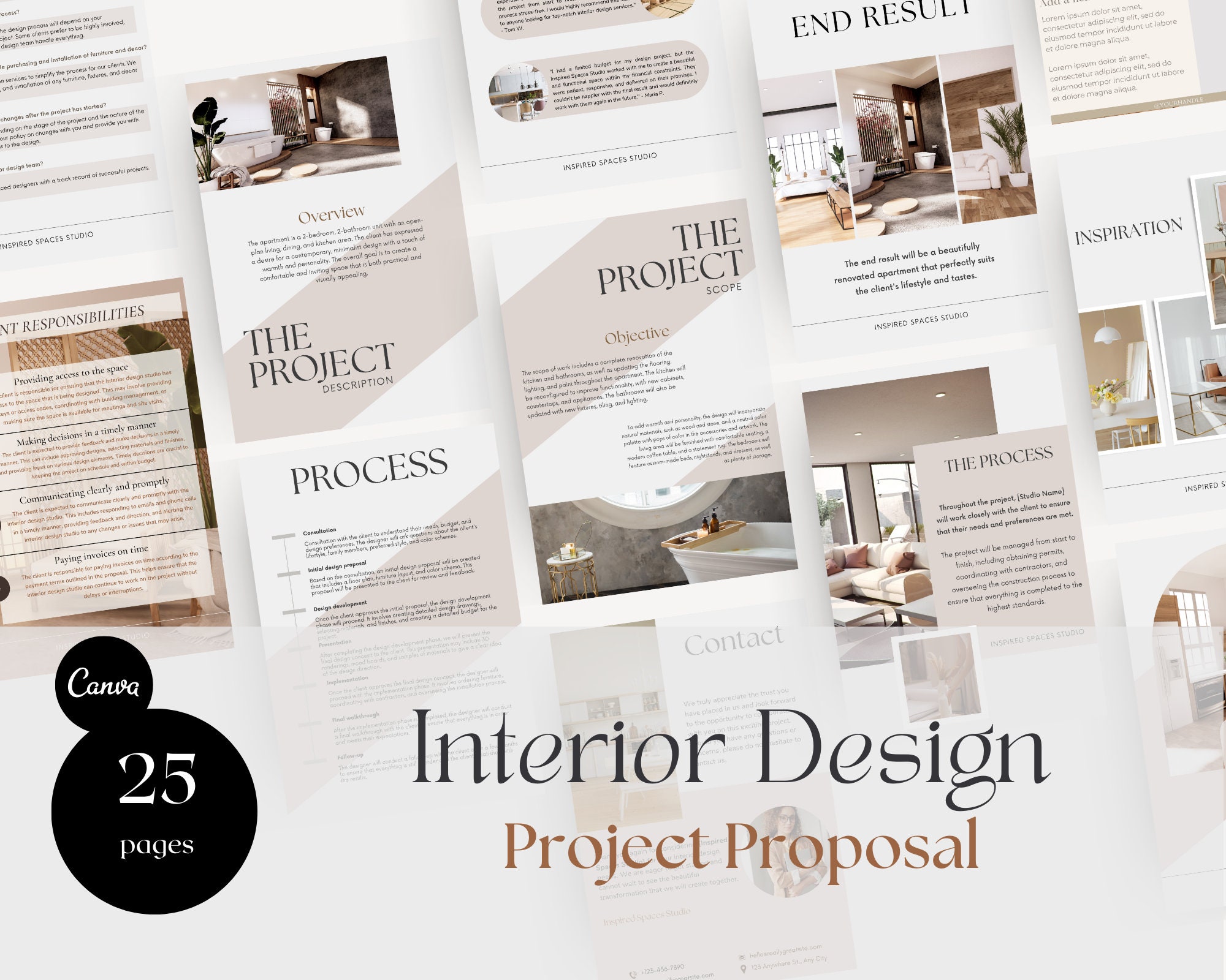 MRR Interior Design Project Proposal Digital Product Client Project ...
