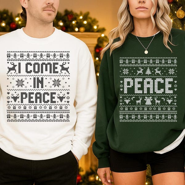 Couple Christmas Jumpers - Etsy UK