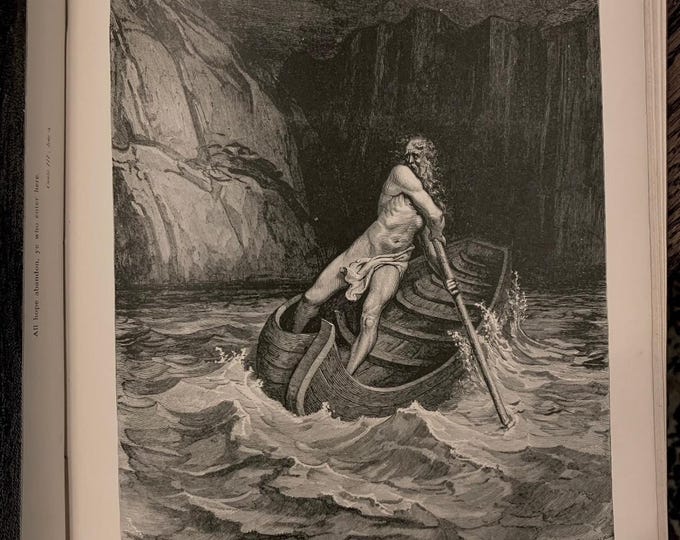Dante’s Inferno - Dante Alighieri (1888) - Engravings by Gustave Doré - Rare Antique Book ...