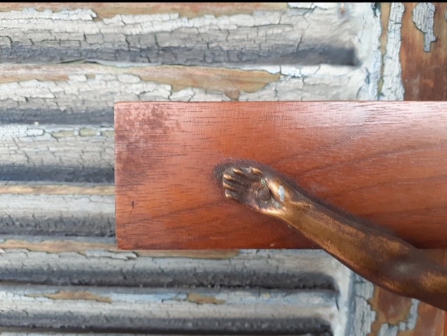 Extra Large Vintage Wooden Crucifix for Wall Mounting - Etsy