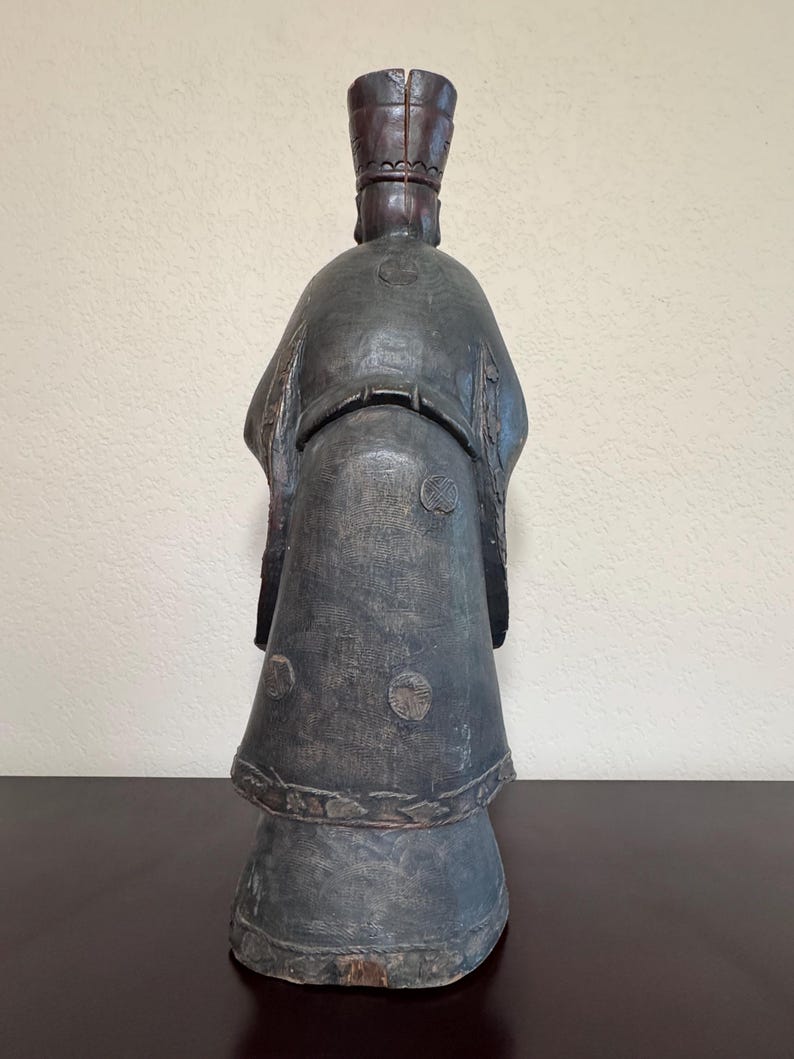 Vintage Confucius Statue - 26" X 9" - Symbol of Wisdom, Respect, and ...