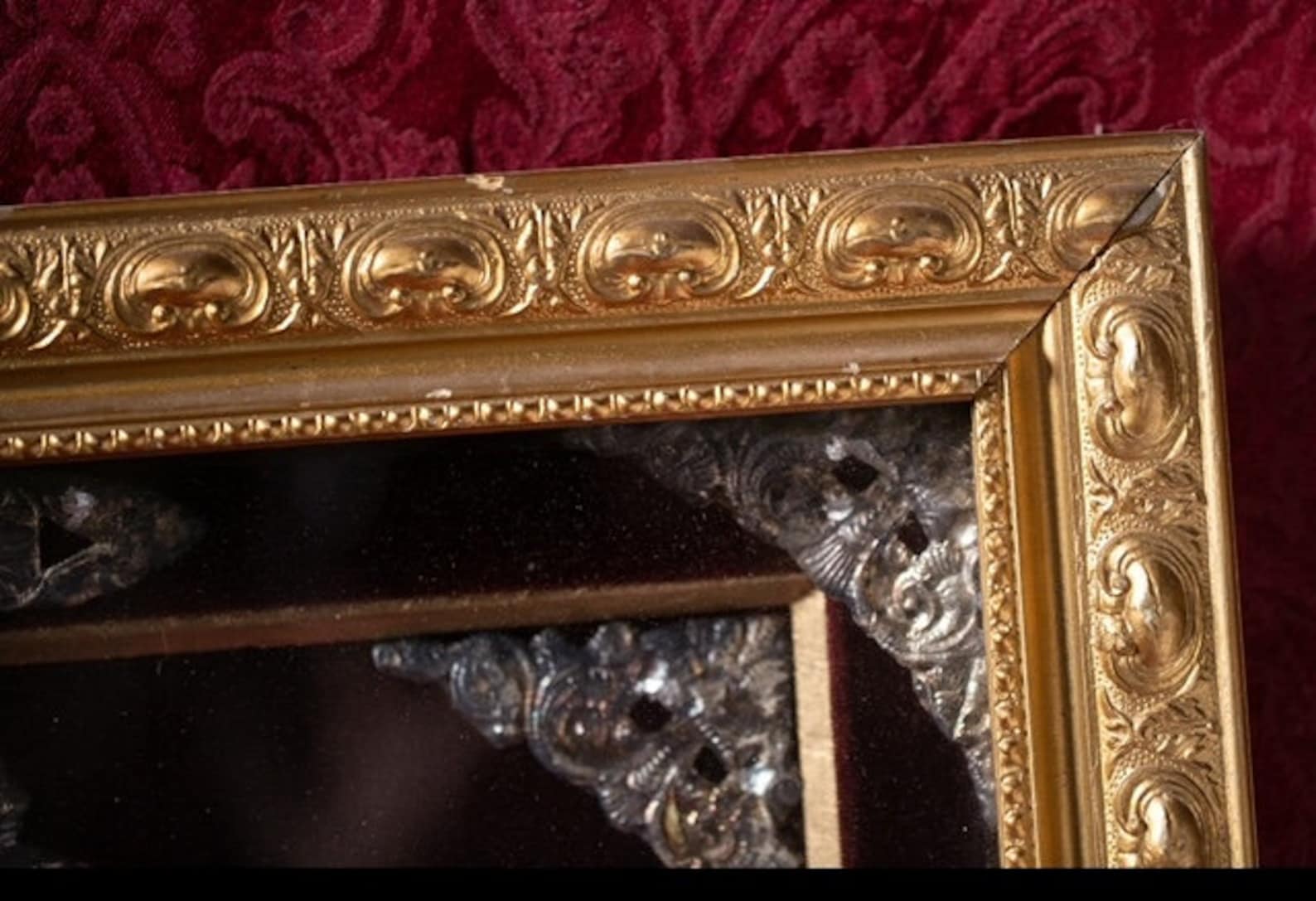 Vintage Mid-century Shadowbox: Metal Figures on Velvet - Etsy