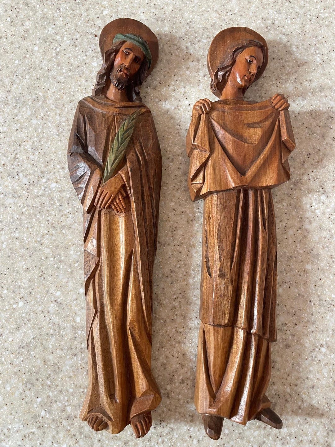 Handcrafted Wooden Biblical Figurines - Unique Artisanal Home Decor - Etsy