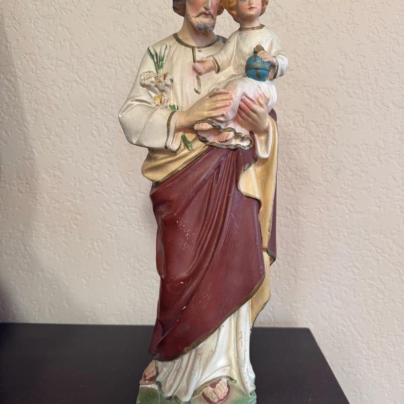 Chalkware Religious Statues - Etsy