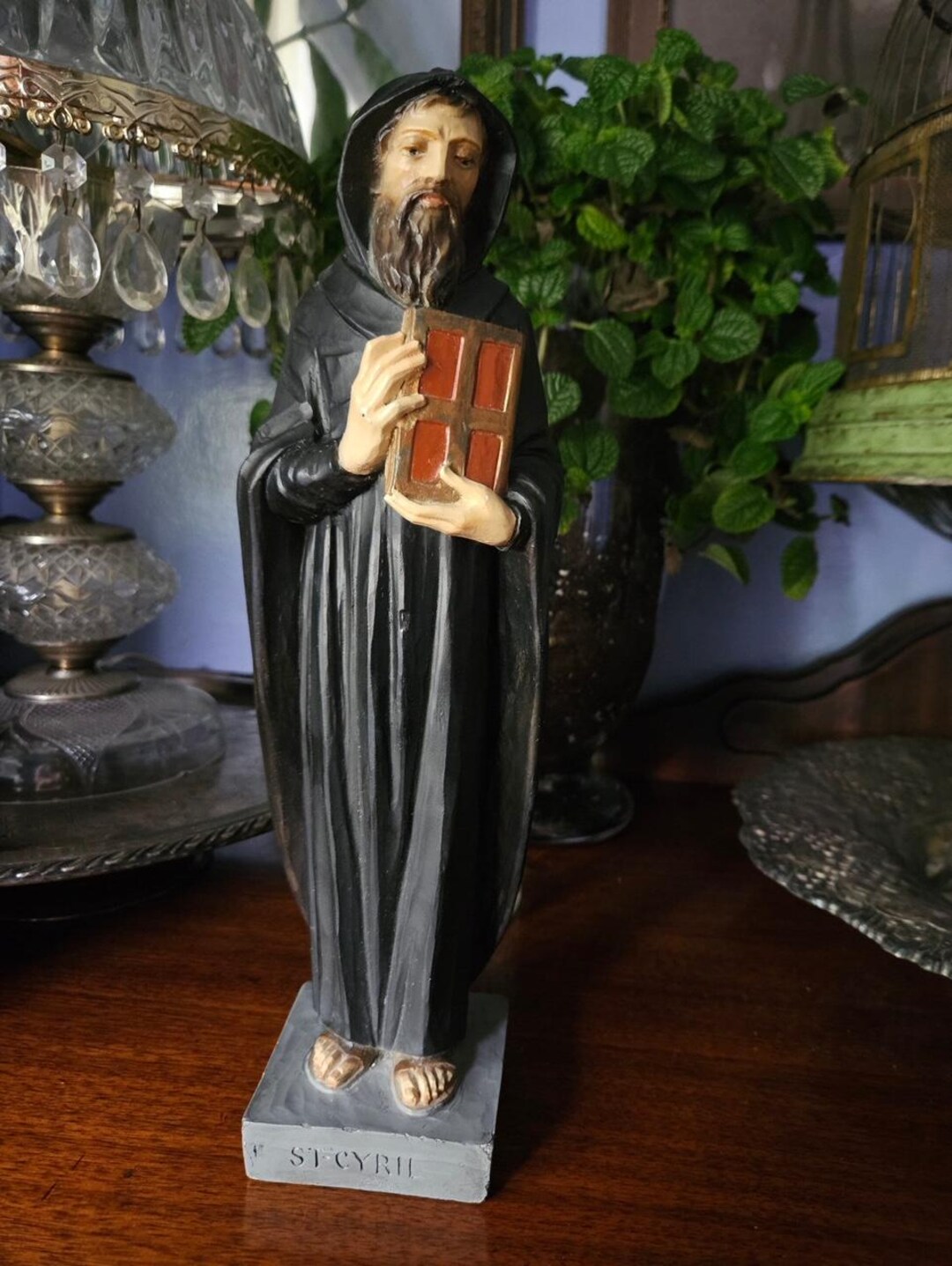 Beautiful and Rare St. Cyril Statue - Vintage Plaster - Etsy
