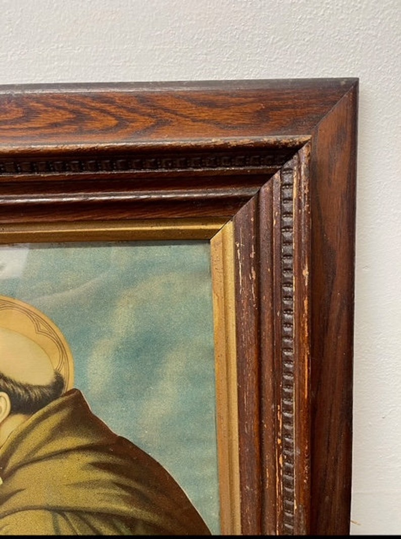 Vintage Art Print of Saint Anthony of Padua - Etsy